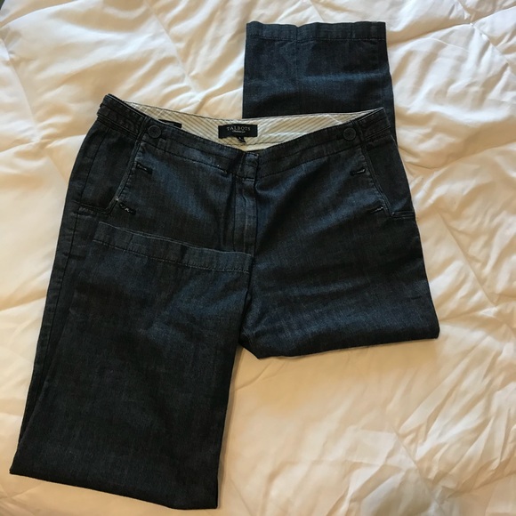 Talbots | Jeans | Talbots Signature Capri 8 Dark Wash 0 Cotton | Poshmark
